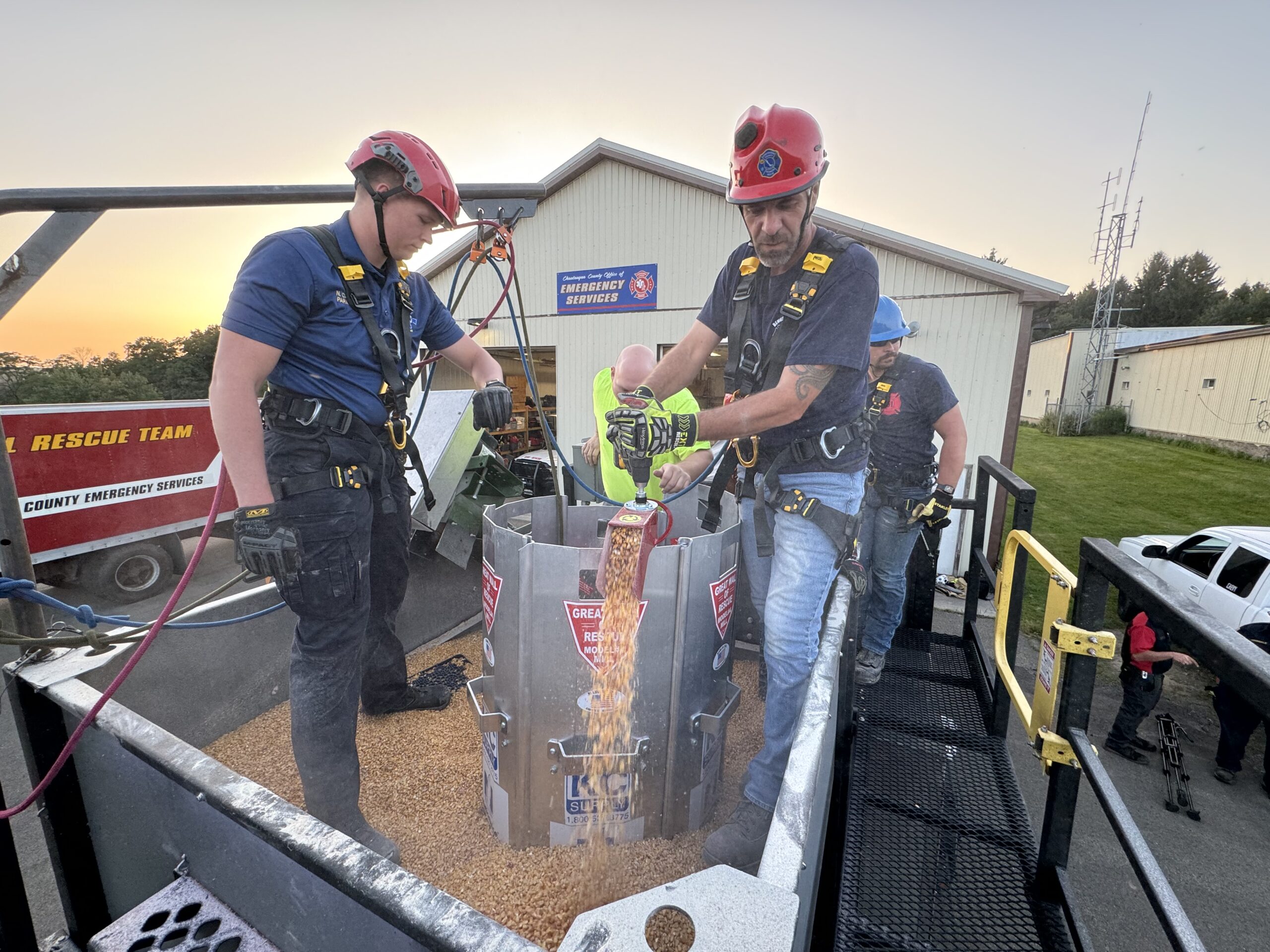 County firefighters equipped with grain bin rescue gear | News, Sports ...